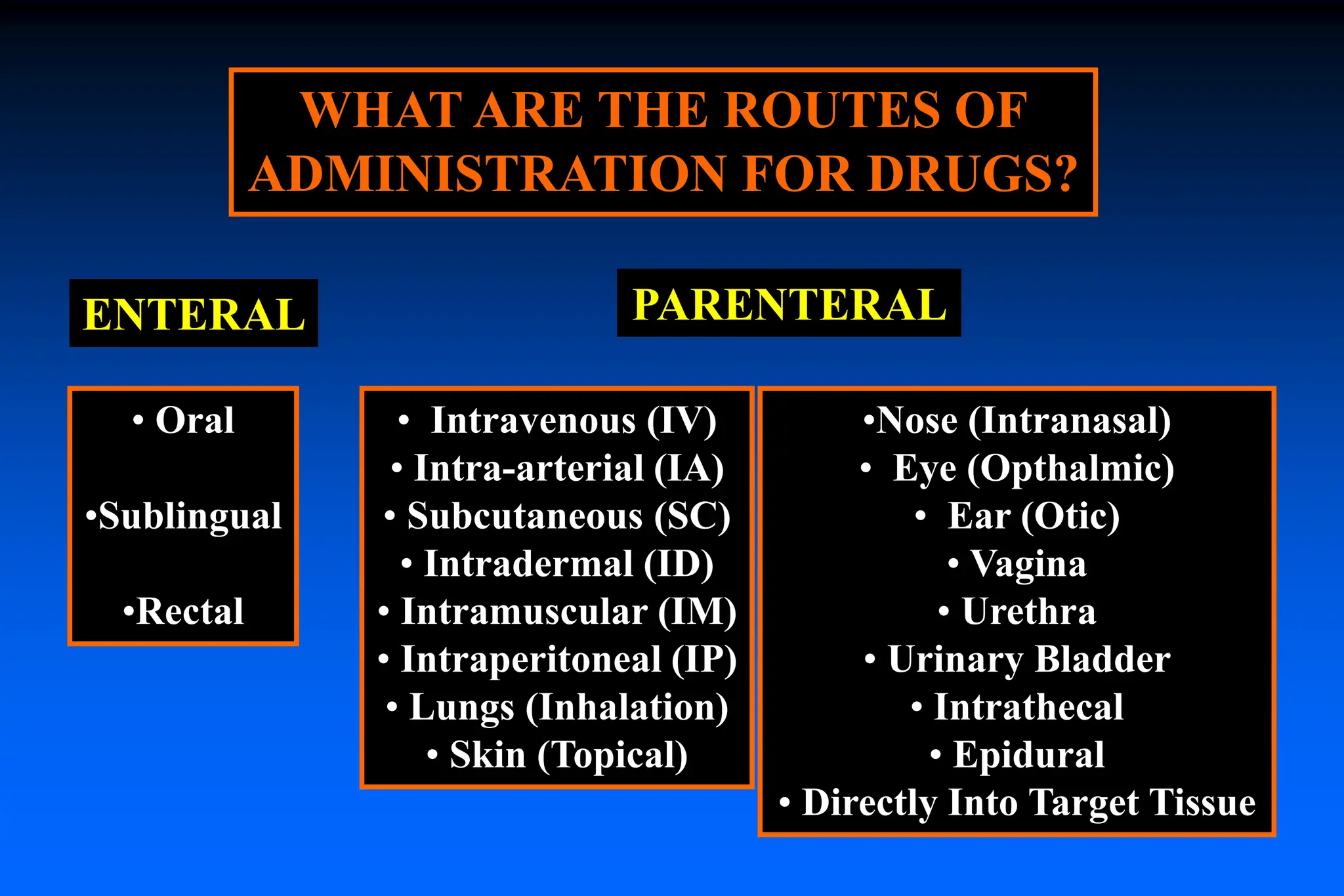 how to drugs get into the body presentation.ppt