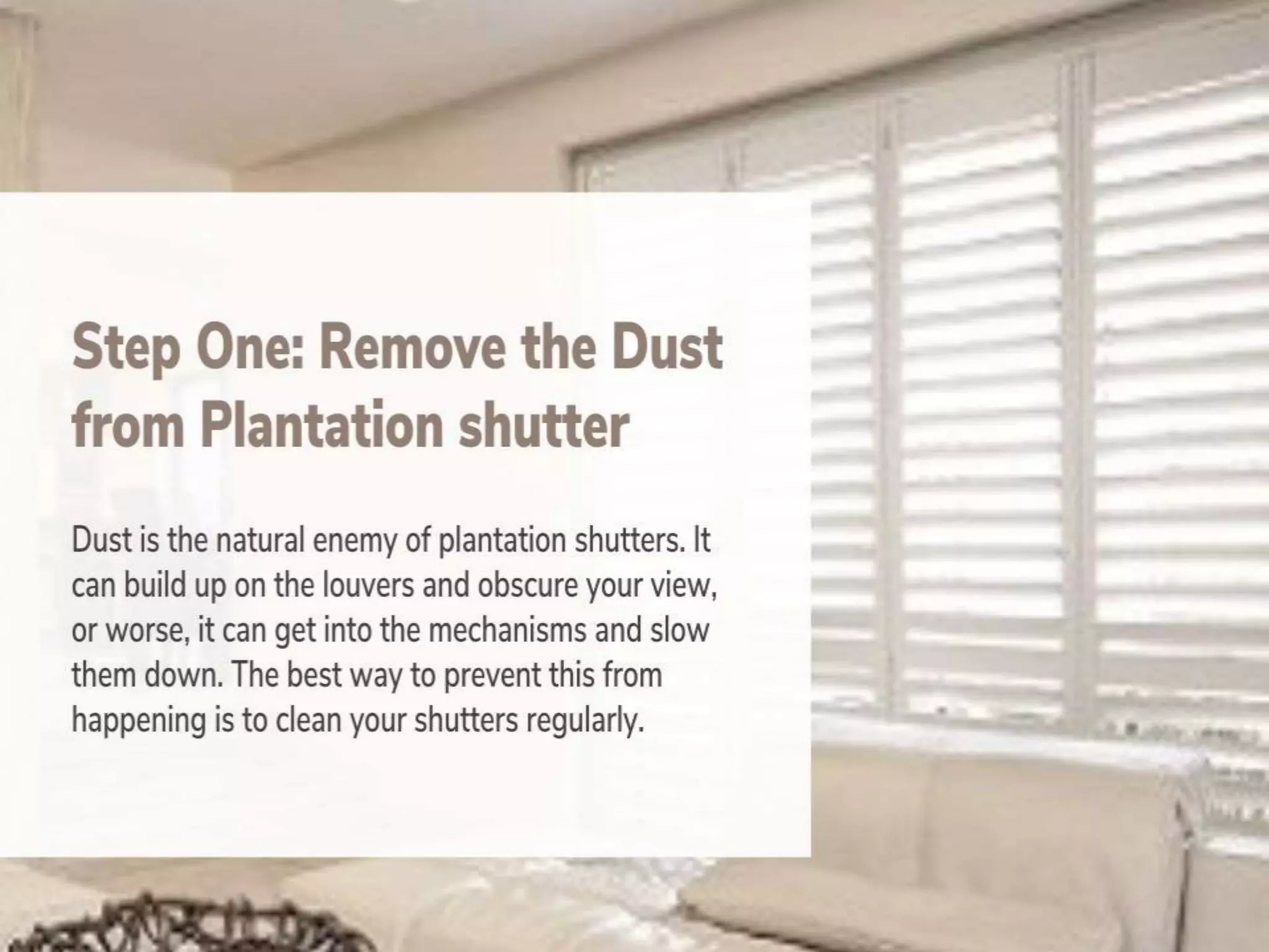 How to Easily Clean Your Plantation Shutters in Just 3 Steps.pptx