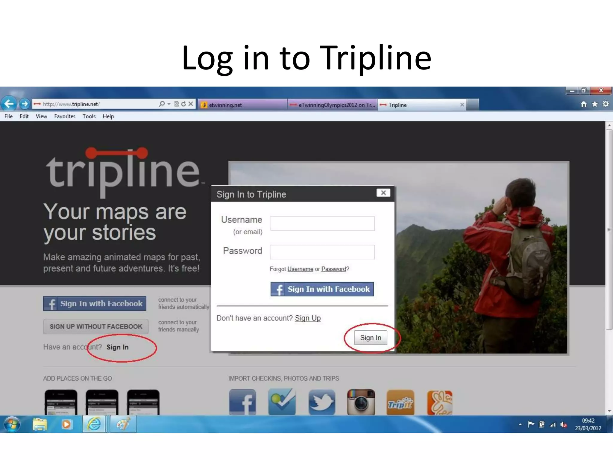 How to edit a tripline map | PPTX
