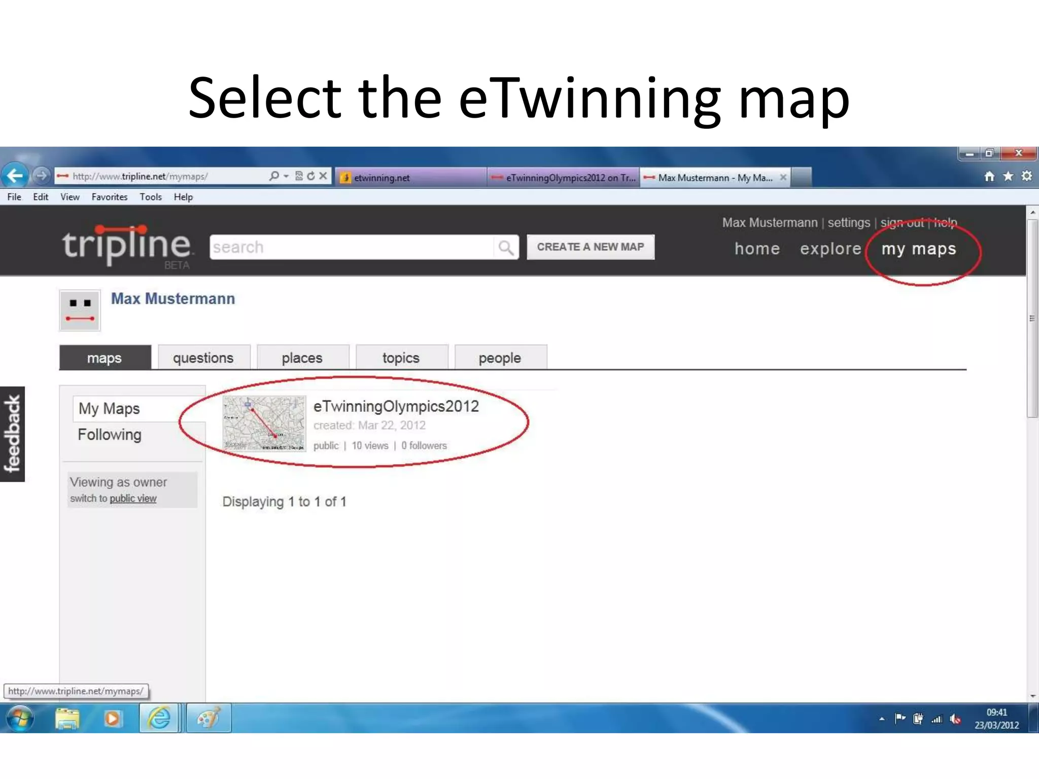 How to edit a tripline map | PPTX