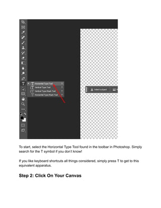 How to Edit Text in Photoshop Complete Guide | PDF | Desktop Publishing ...