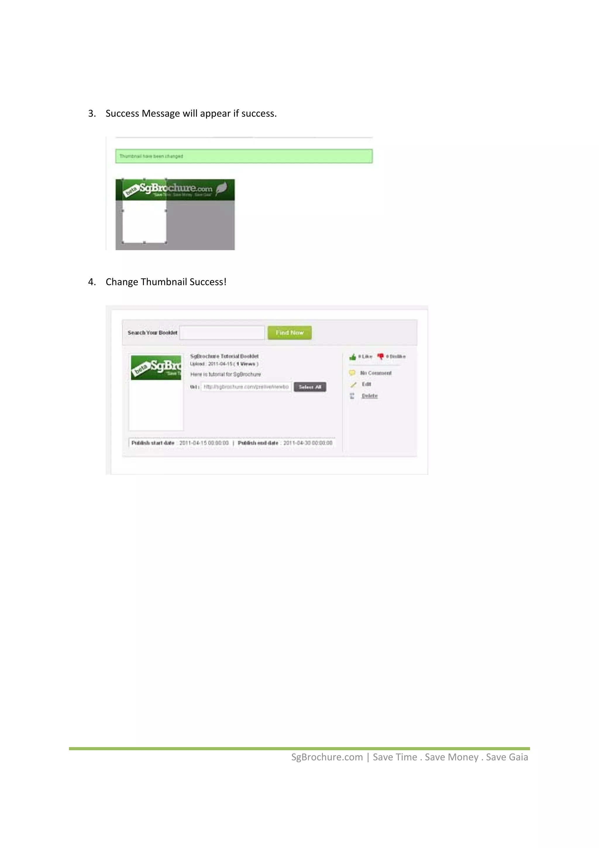 How to edit thumbnail booklet | PDF