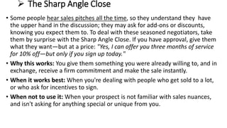 How to effectively close a sale [autosaved] | PPTX | Sales | Business