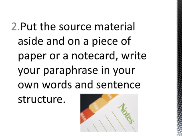 How to effectively construct a paraphrase | PDF | Healthcare Industry ...