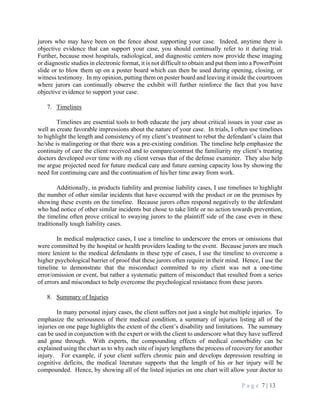 How to effectively create and use demonstrative evidence at trial | PDF