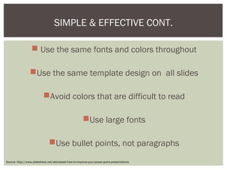 How to Effectively Use PowerPoint | PPT