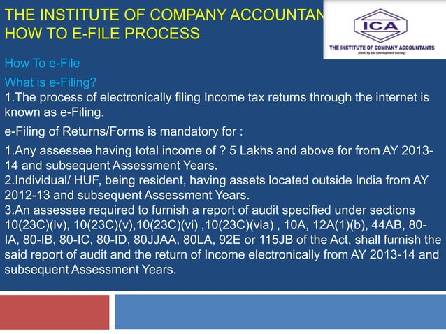 How to e filing | PPTX