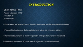 How to manage elbow stiffness | PPTX