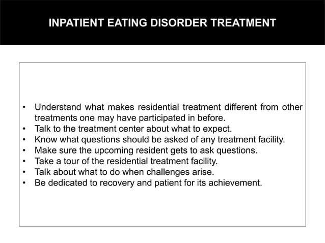 How to Ellern Mede Treats Inpatient Eating Disorder? | PPT