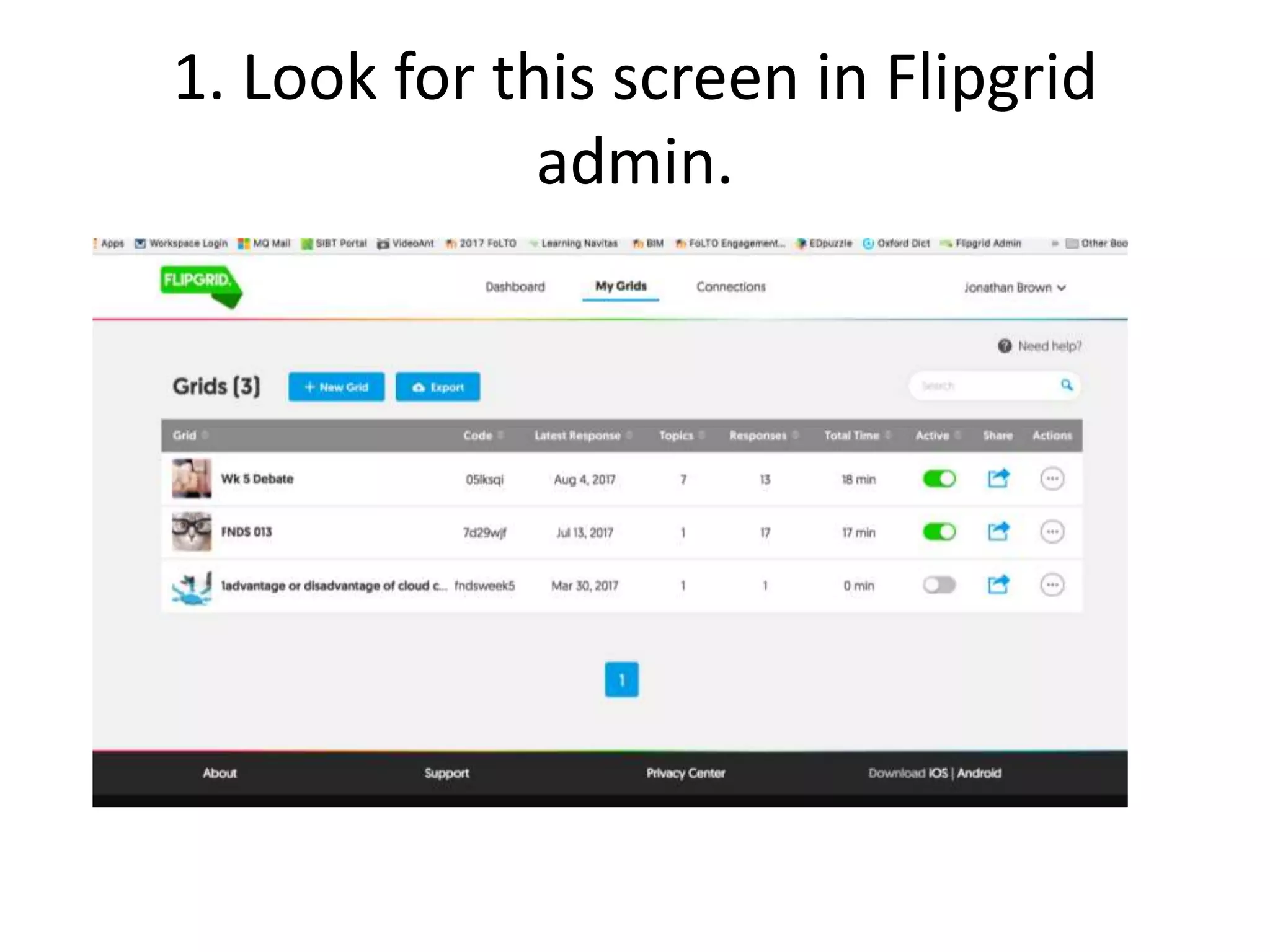 How to embed a Flipgrid question into Moodle | PPTX
