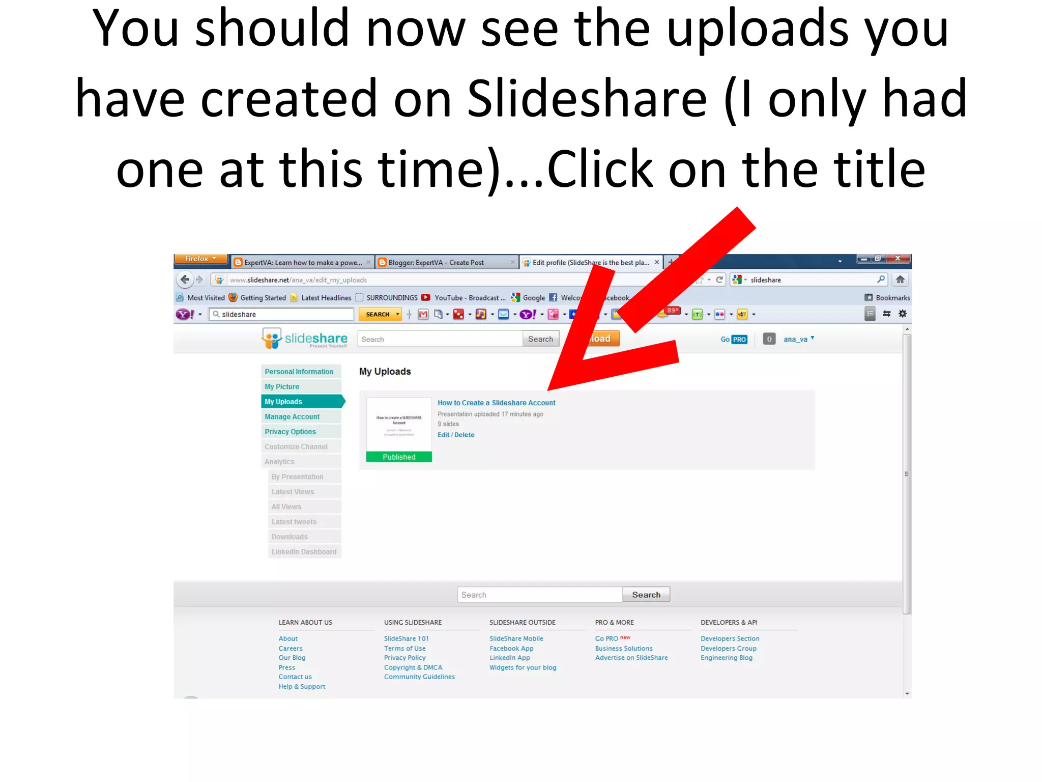How to embed slideshare in your blog | PPT
