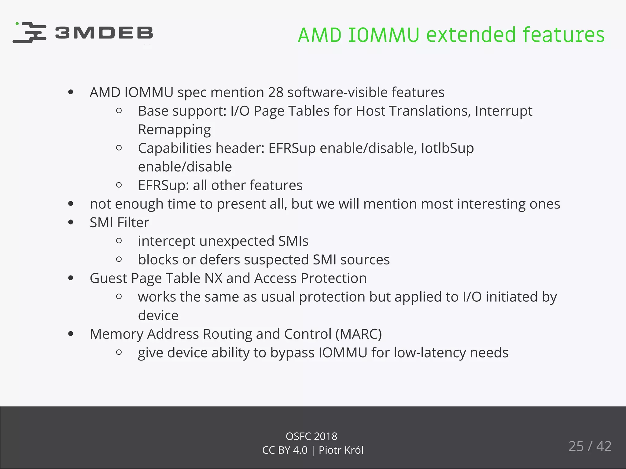 How to enable AMD IOMMU in coreboot? | PDF