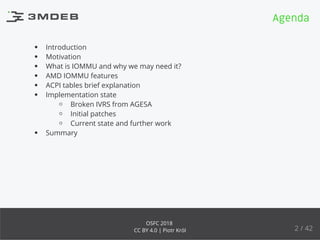 How to enable AMD IOMMU in coreboot? | PDF