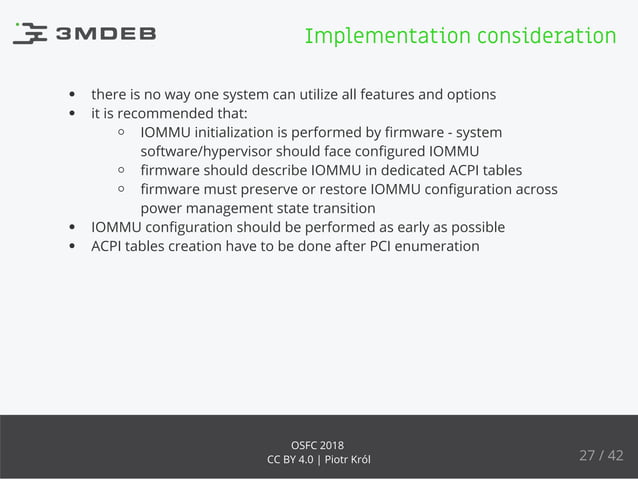 How to enable AMD IOMMU in coreboot? | PDF