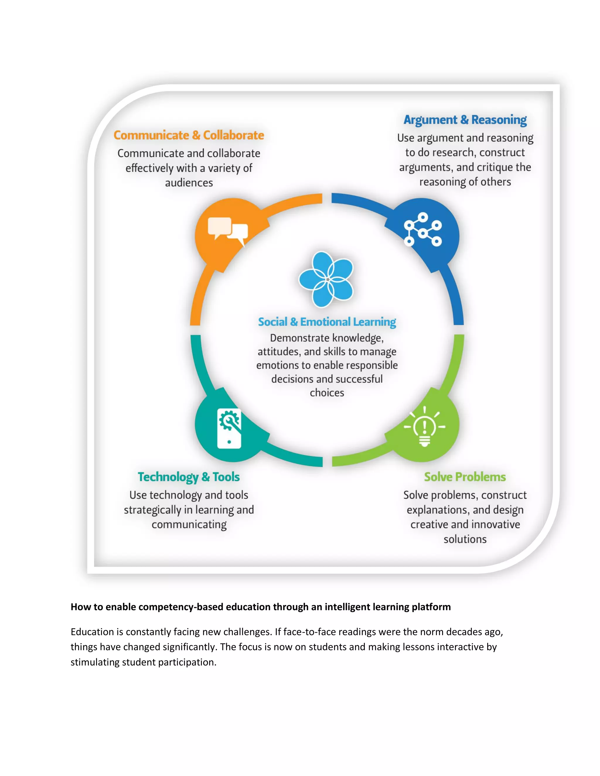 Enable competency-based education through an intelligent learning platform | PDF
