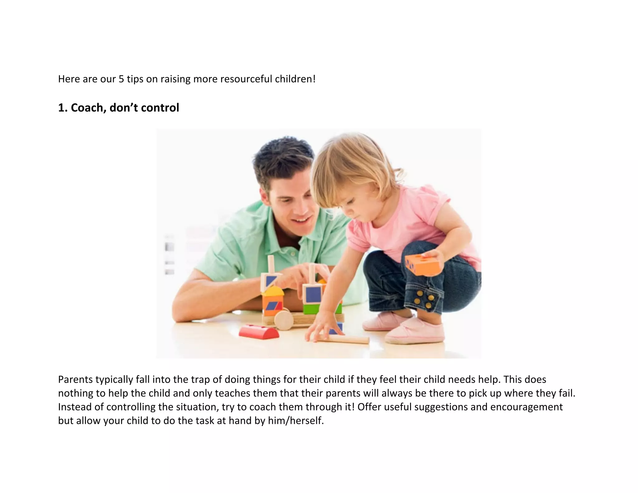 How to Encourage Your Kids to Be More Resourceful | PPT
