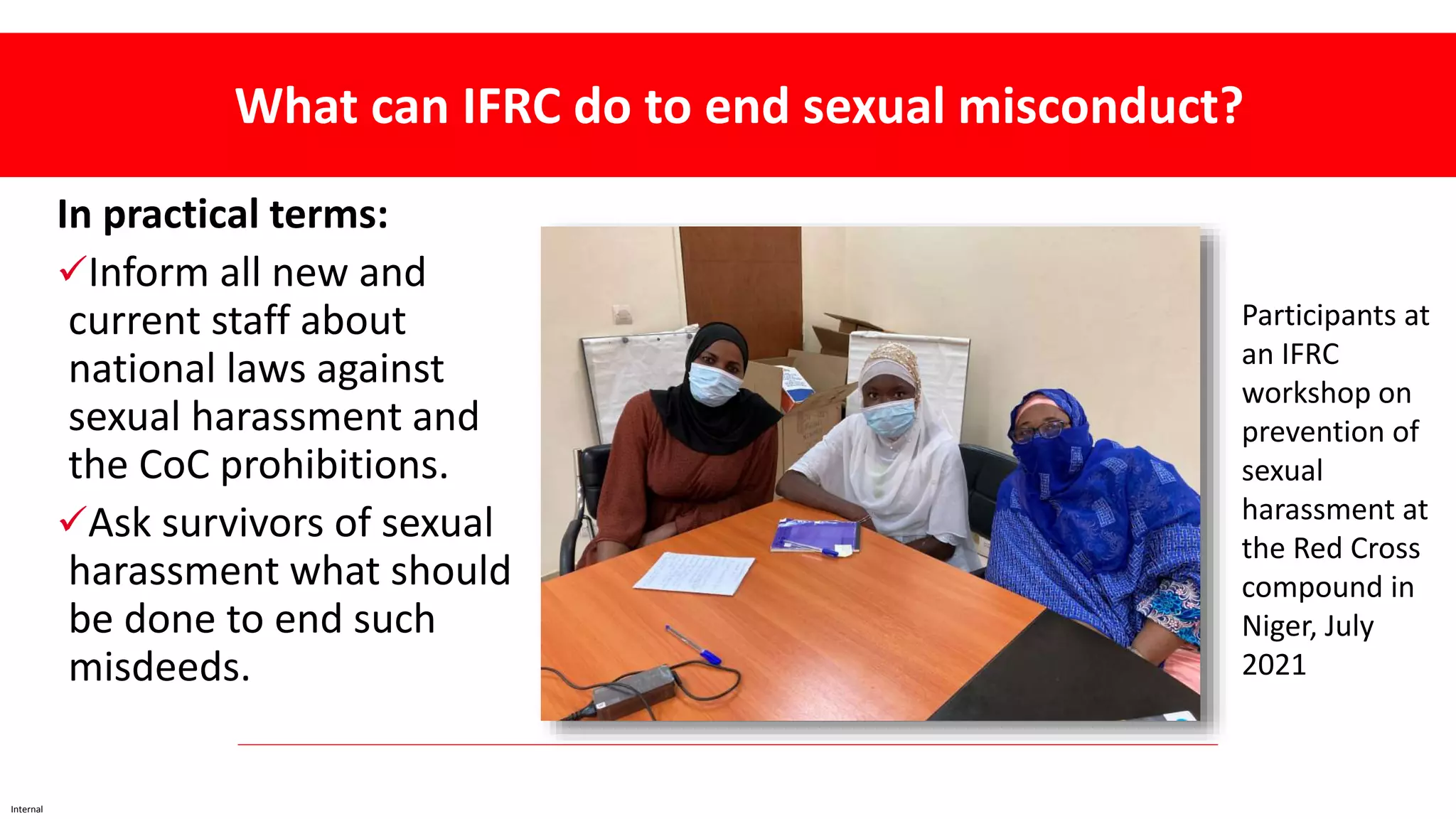 How to end sexual misconduct - IFRC Africa region | PPT