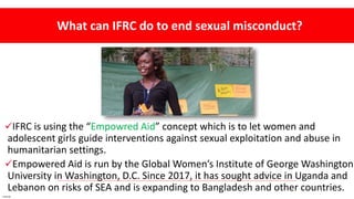 How to end sexual misconduct - IFRC Africa region | PPT