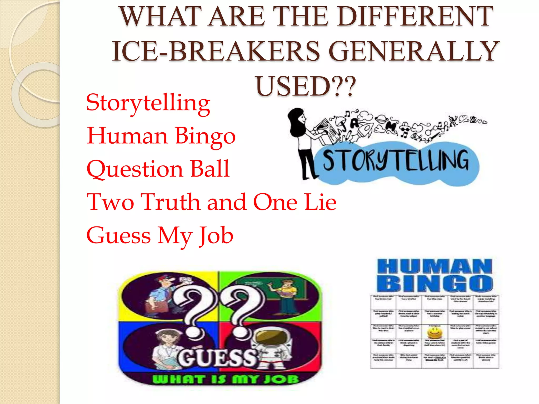 How to energize and use ice breakers | PPT