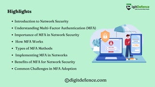 How to Enhance Network Security with Multi-Factor Authentication | PDF
