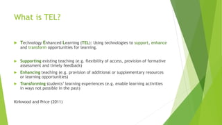 How to embed TEL in your practice | PPTX