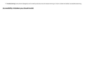 Strategies for Enhancing eLearning Accessibility | PDF