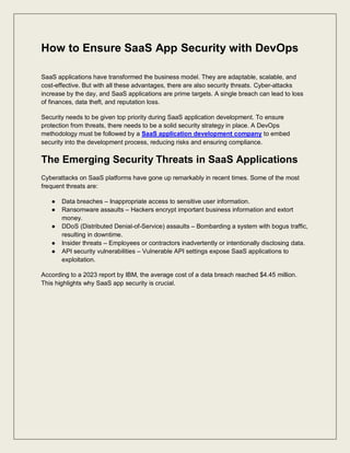 How to Ensure SaaS App Security with DevOps.pdf