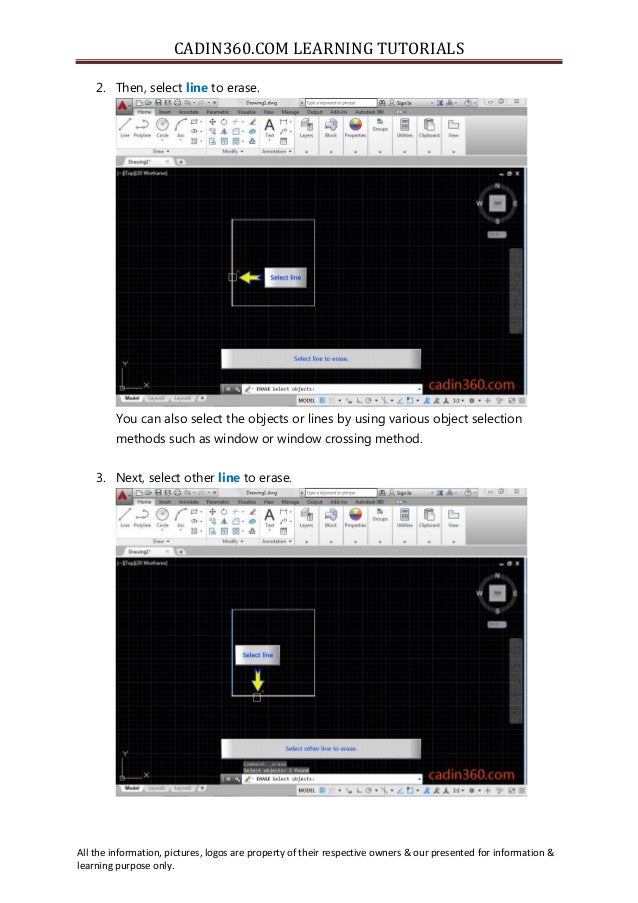 How To Erase Lines In AutoCAD How To Erase Lines In AutoCAD