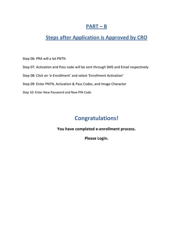 How to e register | PDF