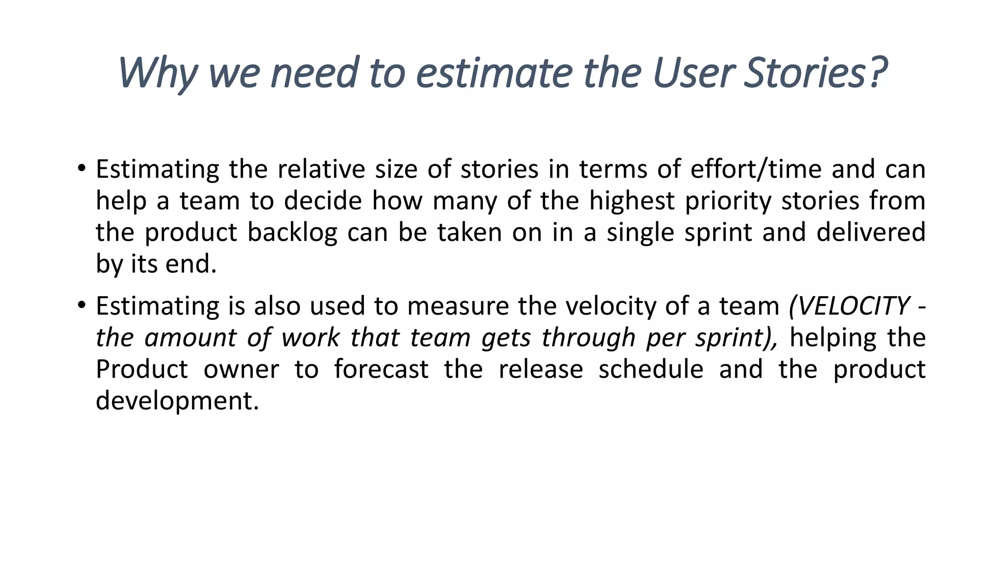 How to estimate in scrum | PPTX