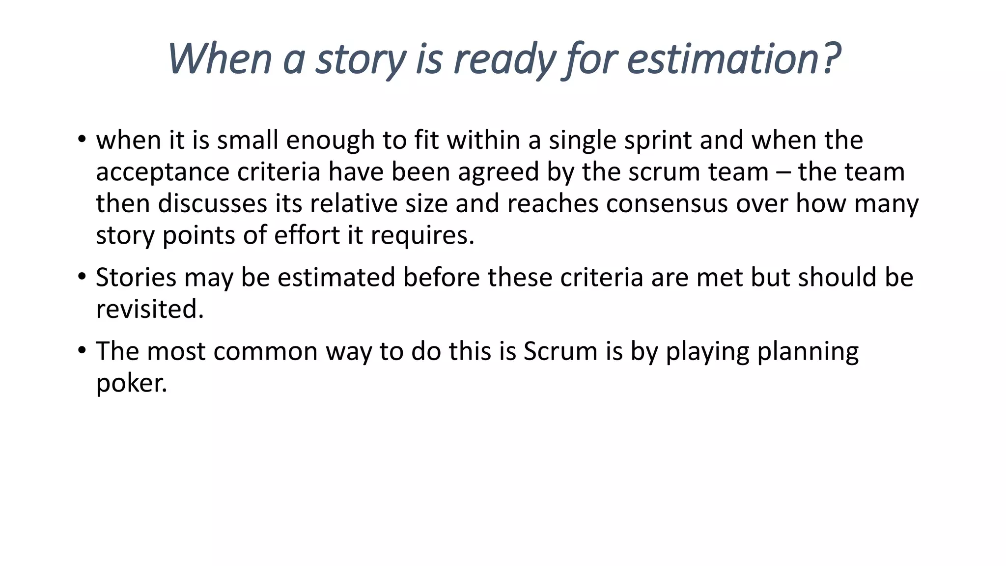 How to estimate in scrum | PPTX