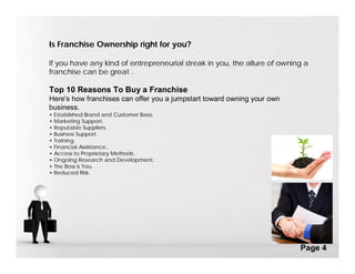 How to evaluate a franchise? | PDF