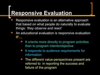 How to evaluate an art program | PPT
