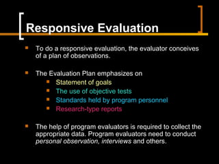 How to evaluate an art program | PPT | Free Download