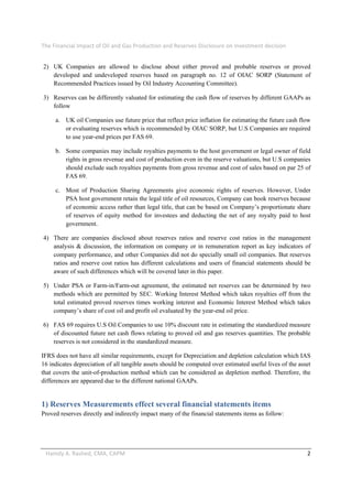 How to evaluate Oil and Gas Company’s Performance & Stock Investment | PDF