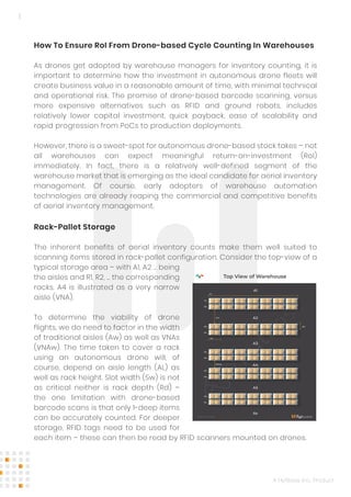 How to evaluate Return On Investment in drones for inventory count | PDF