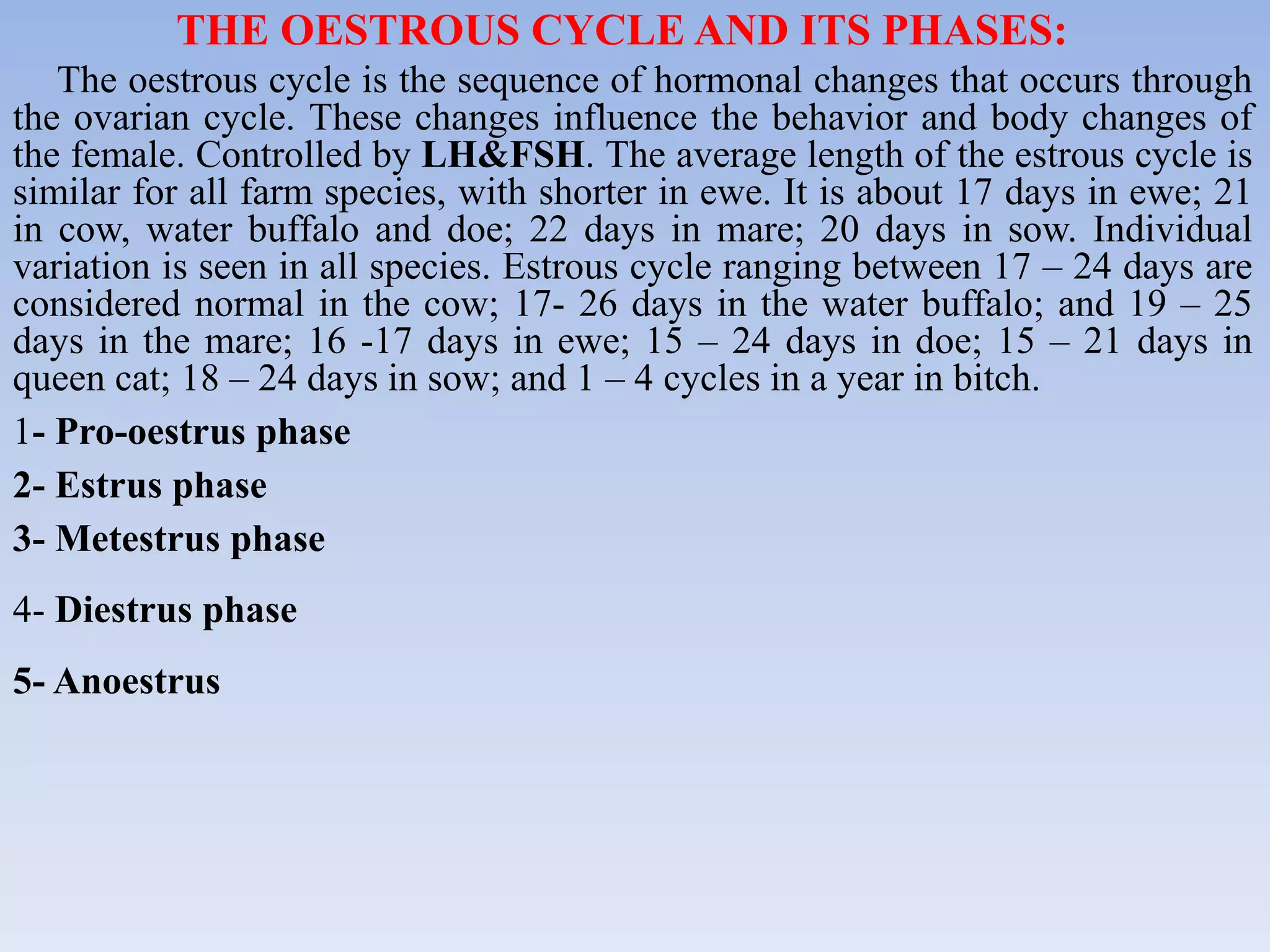 How to event synchronization in farm animals | PPT