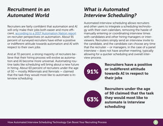 How to evolve your recruiting process with automated interview scheduling | PPT