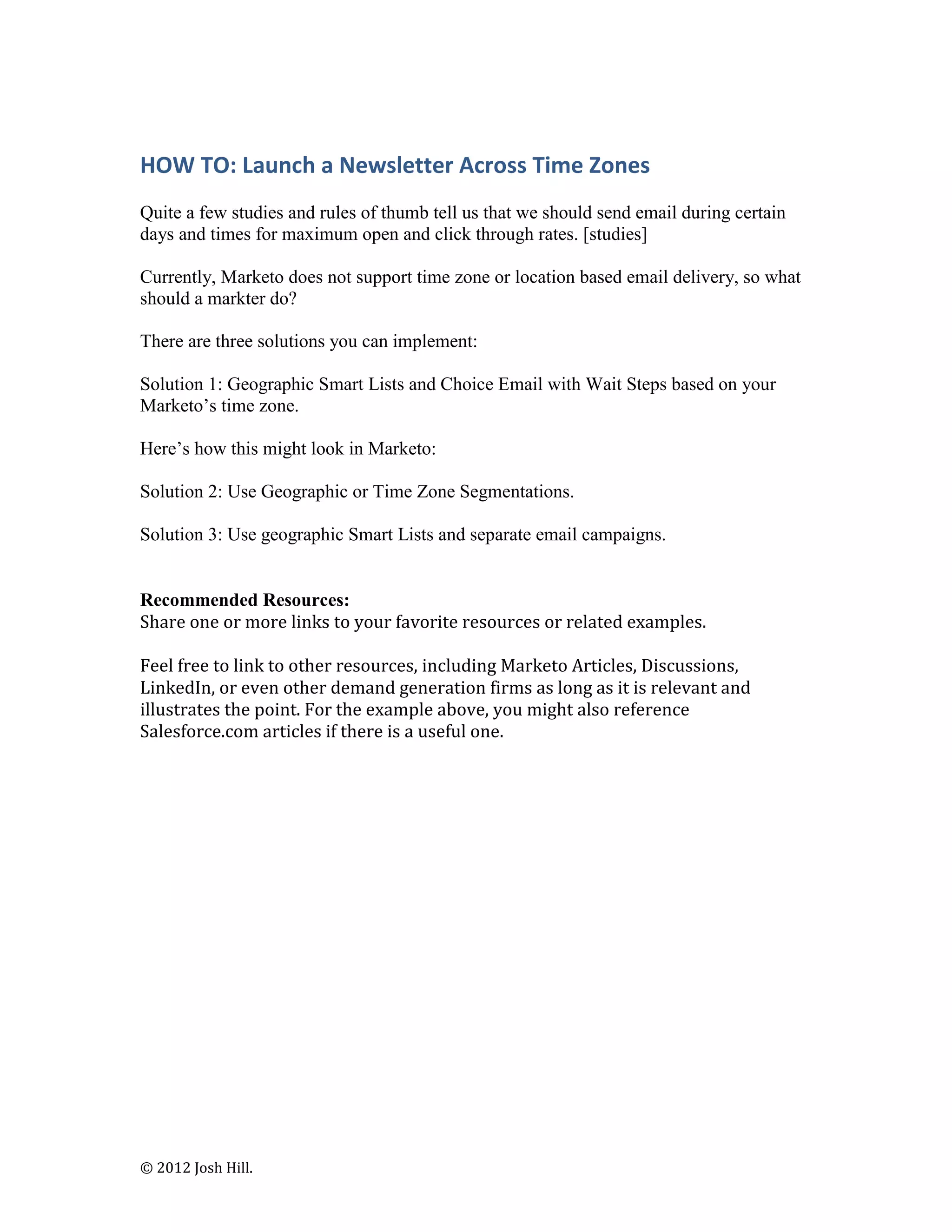 Marketo User Guide How To Example | DOCX