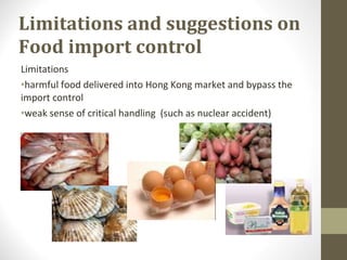 How to execute effective food safety control mechanism - hkbu public ...