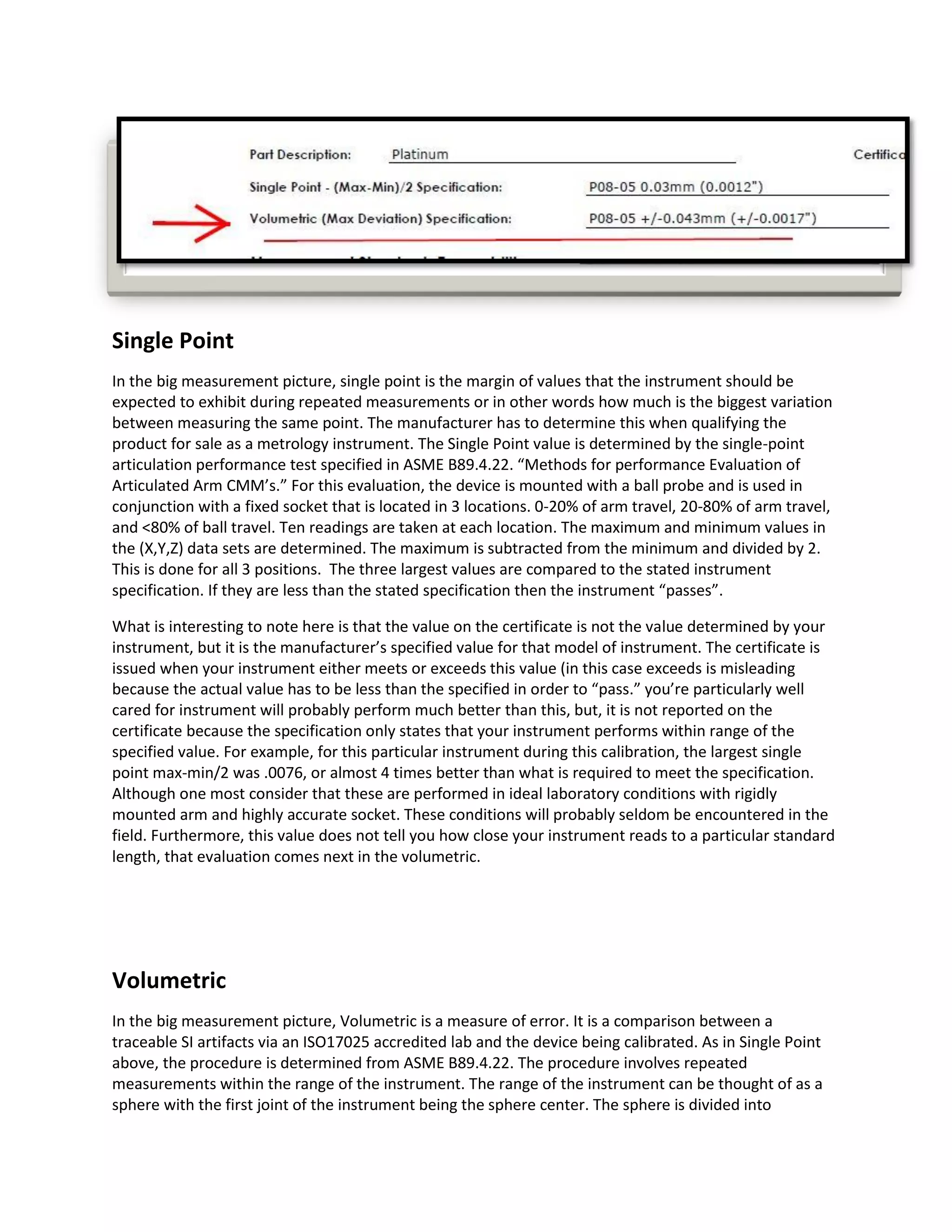 How to explain portable cmm accuracy | PDF