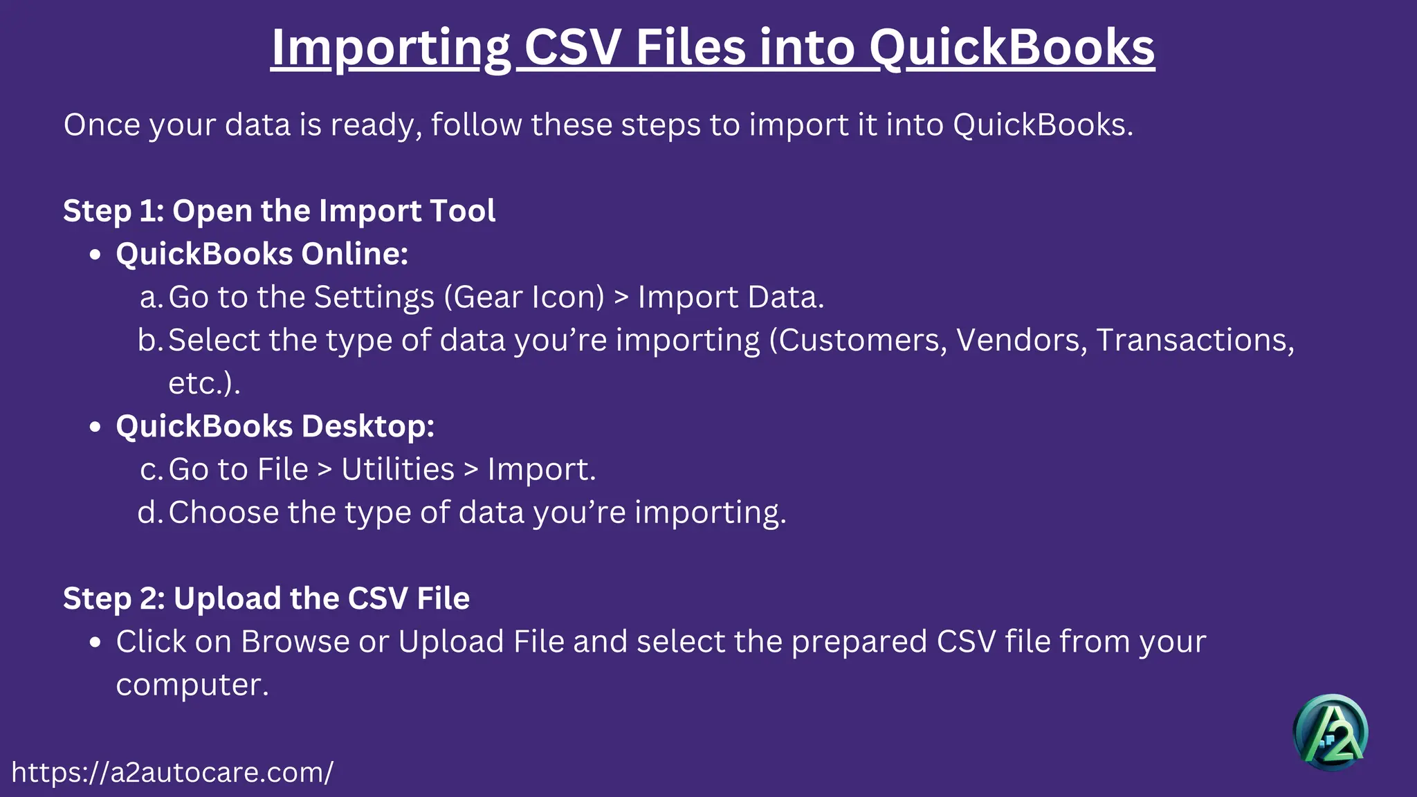 How to Export and Import CSV Files in QuickBooks: A Step-by-Step Guide ...