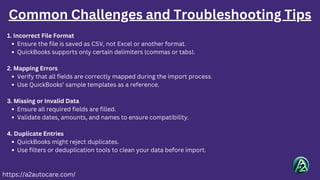 How to Export and Import CSV Files in QuickBooks: A Step-by-Step Guide | PDF