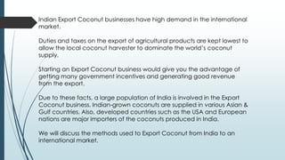 How To Export Coconut From India To Other Countries.pdf
