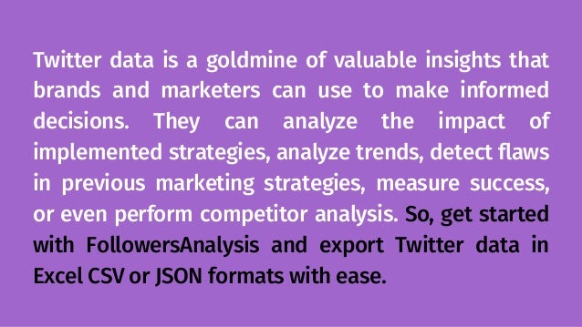 How to Export Twitter Data to an Excel Sheet.pdf | Technology & Computing