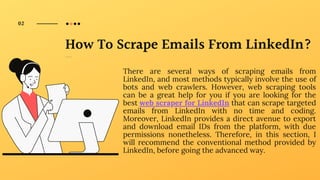How Do I Extract Emails from LinkedIn? | PPT