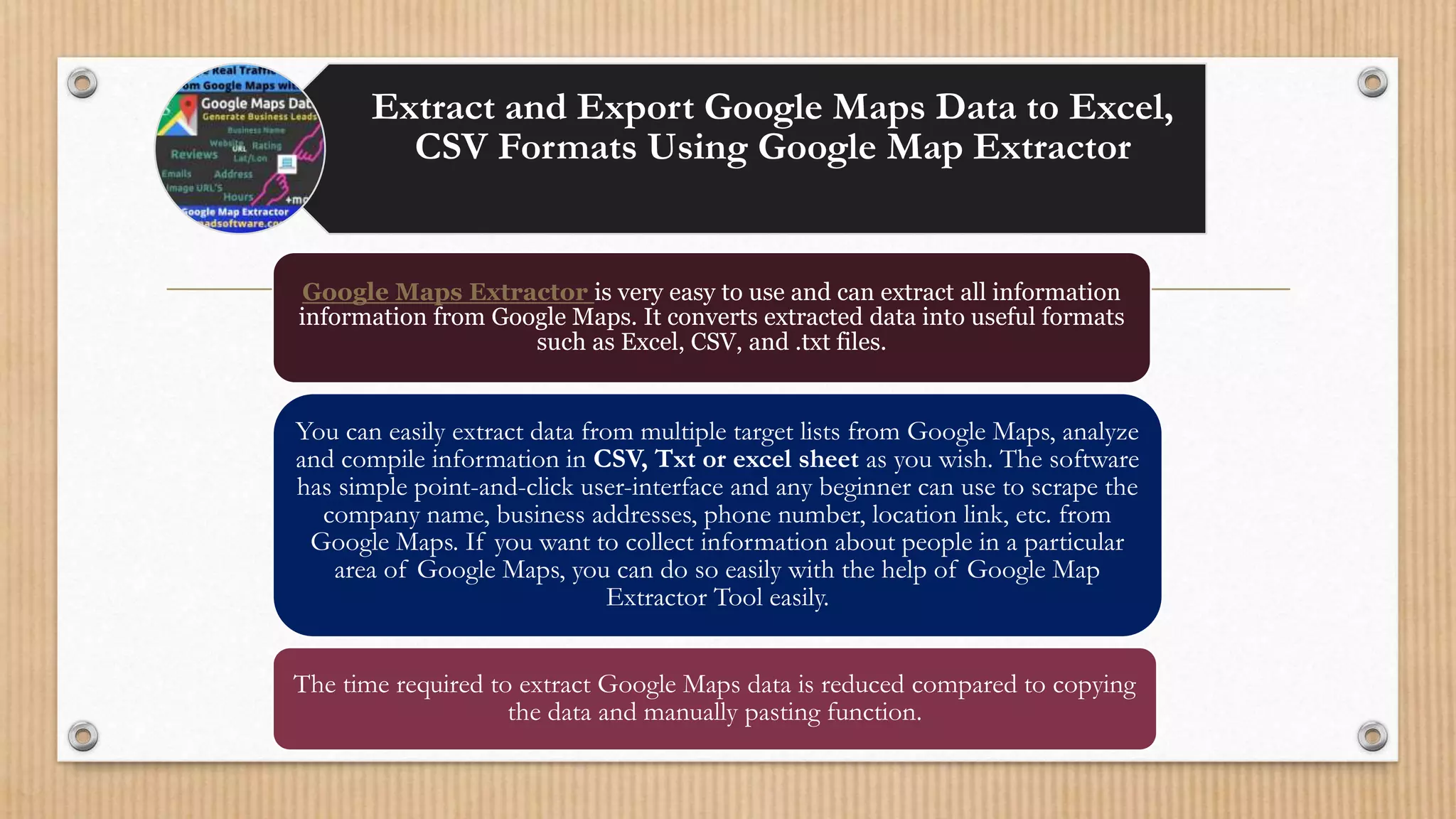 How to extract traffic data from google maps? | PPTX