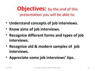 How to face an interview | PPT