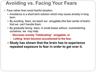 How to face fear | PPTX