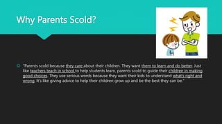 Mental health how to face parents scolding .pptx